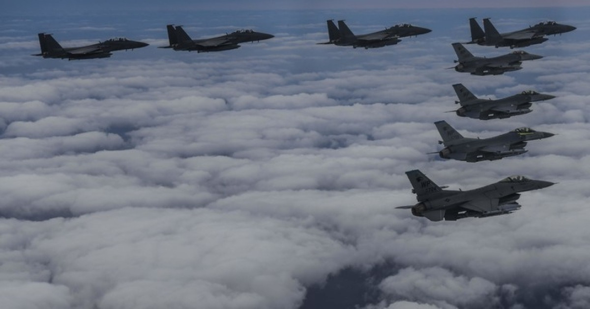 한미, 北 ICBM 도발에 F-35A 스텔스기 출격…발사대 타격 훈련(종합)