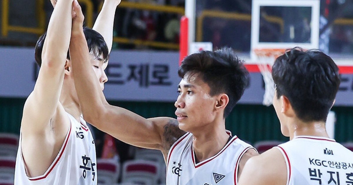 [BK 리뷰] ‘5명 두 자릿수 득점’ KGC, LG 상대로 17점 차 승리