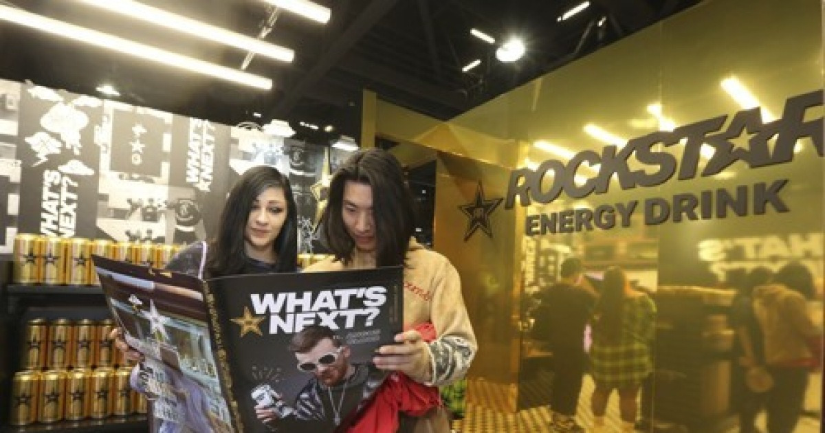 Rockstar Energy Drink & Angus Cloud at ComplexCon
