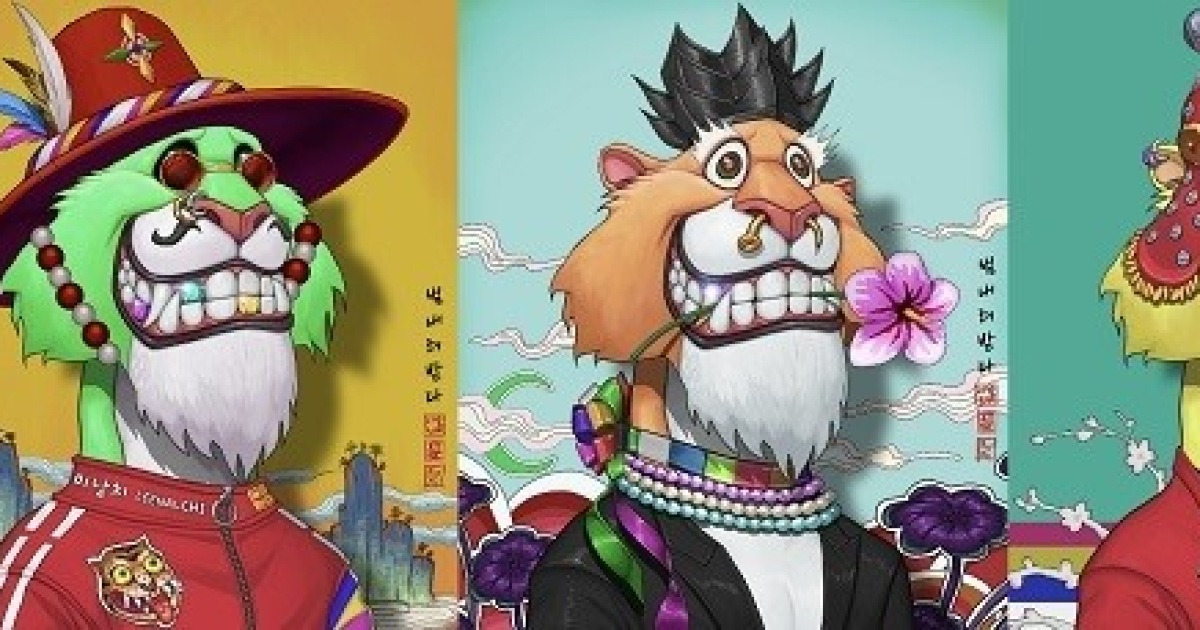 아트인모션, ITSC 1번 NFT "범 내려 받다" 이날치 헌정