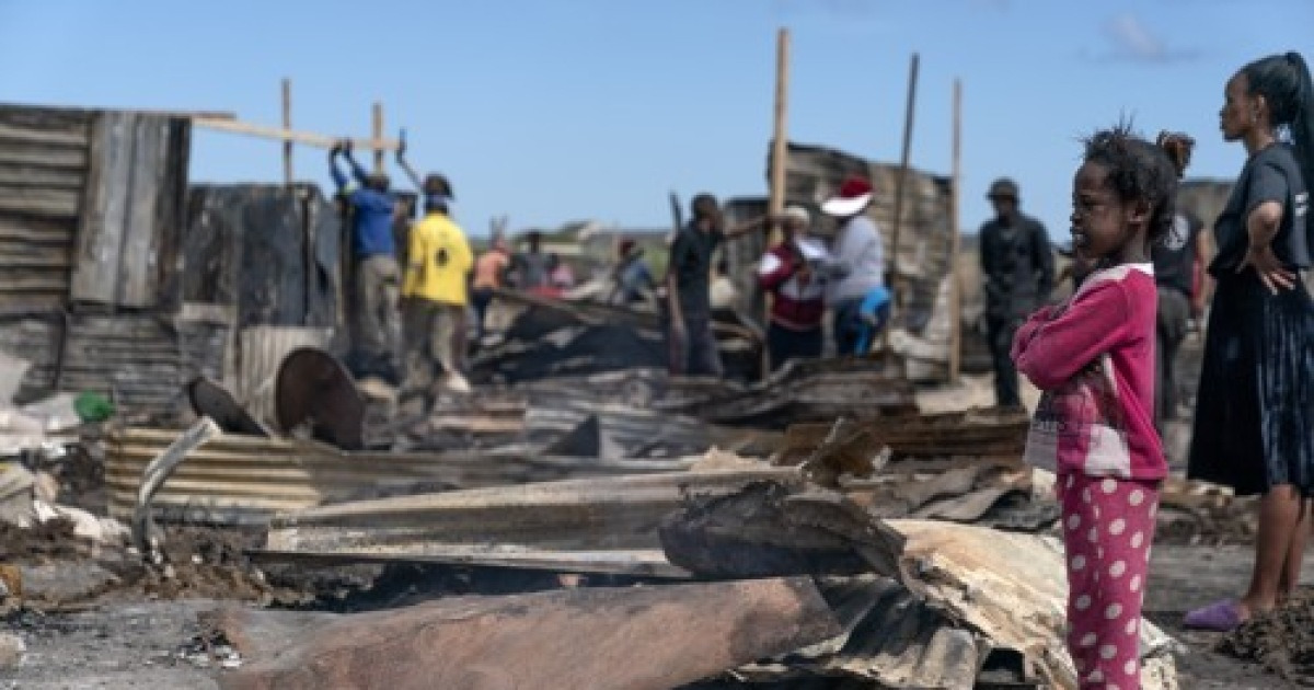 SOUTH AFRICA FIRE AFTERMATH