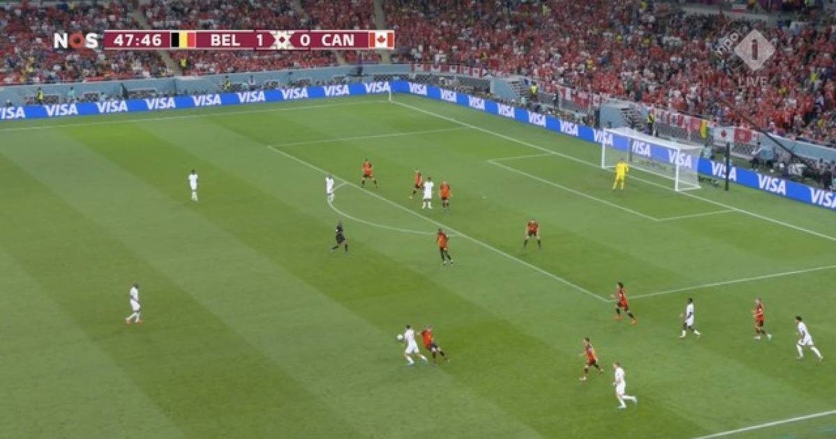 [카타르 WC 스타] '월클' KDB 앞 '알까기' 시전, 캐나다 MF 거침없는 플레이