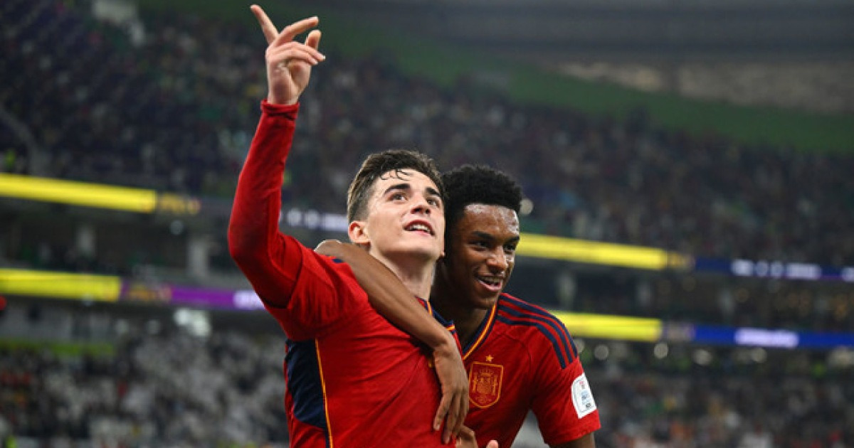 [WC STAR] '스페인 미래' 가비, 18세 110일로 '월드컵 최연소 득점 3위'