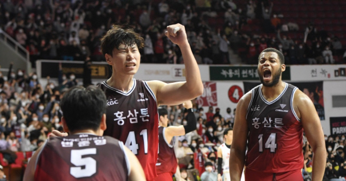 [포토]KGC, SK 잡고 5연승 질주