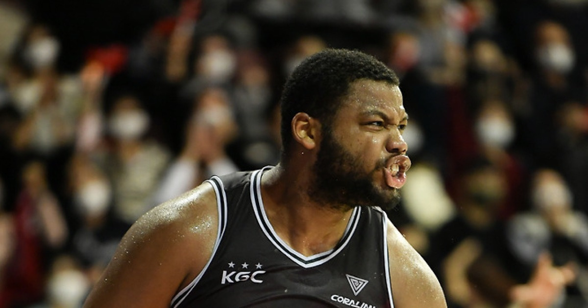 [현장인터뷰]'자신만만' 괴물용병 스펠맨 "KGC 우승확률? 1000%"