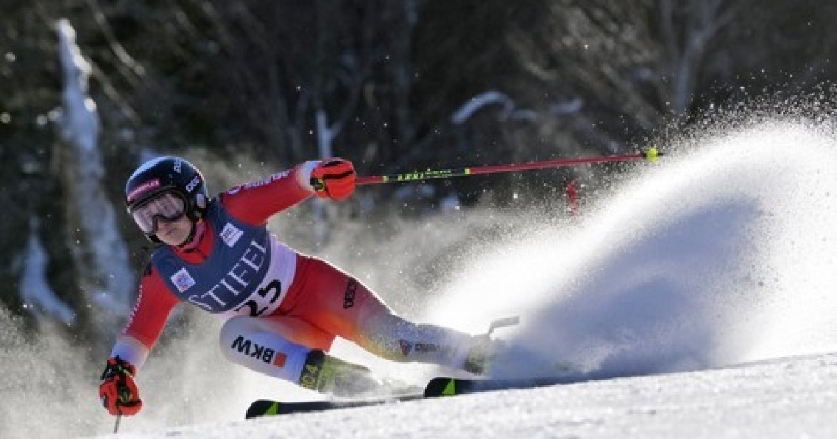WCup Women Giant Slalom Skiing