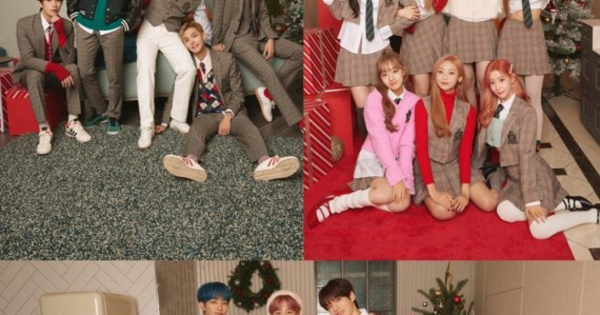 CIX-시그니처-이펙스, '2022 C9 Christmas' 콘셉트 포토…'특별 비주얼' 눈길