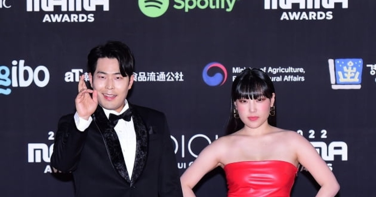 [포토] 김해준-이은지, '압도적 비주얼'(2022 MAMA)