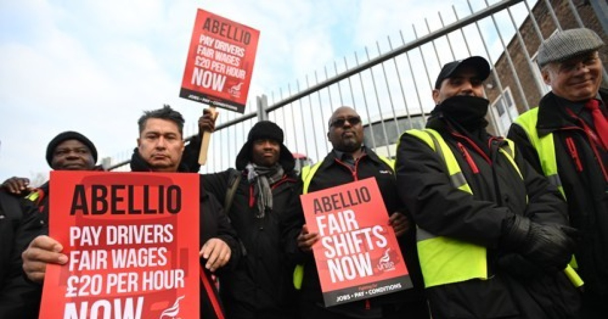 BRITAIN BUSES STRIKE