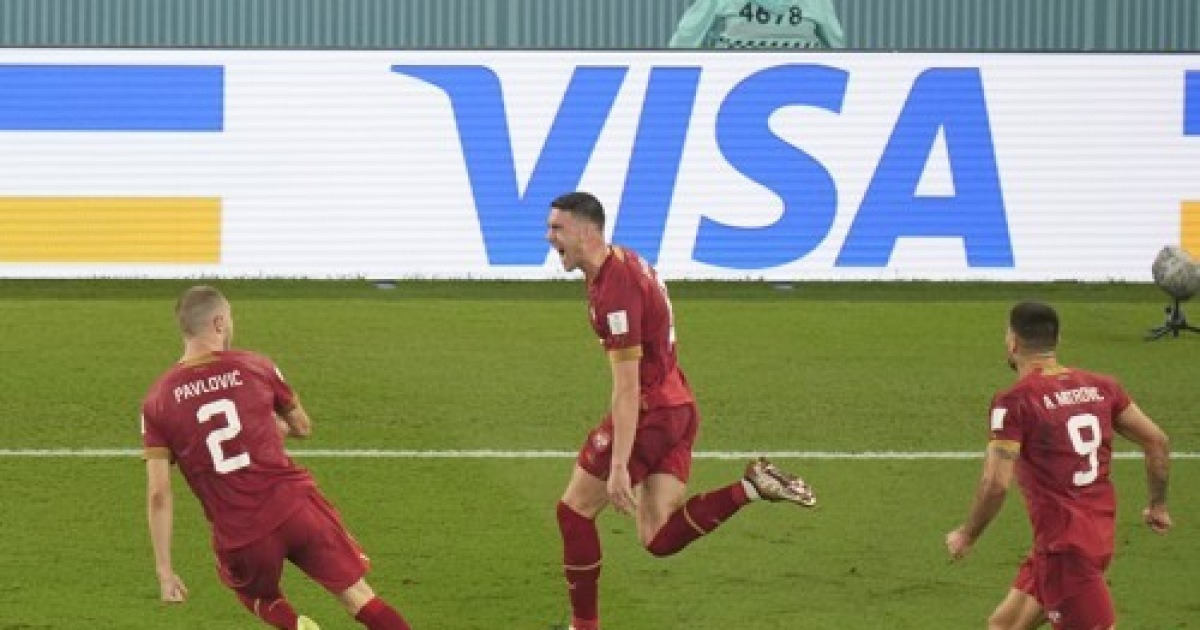 WCup Serbia Switzerland Soccer