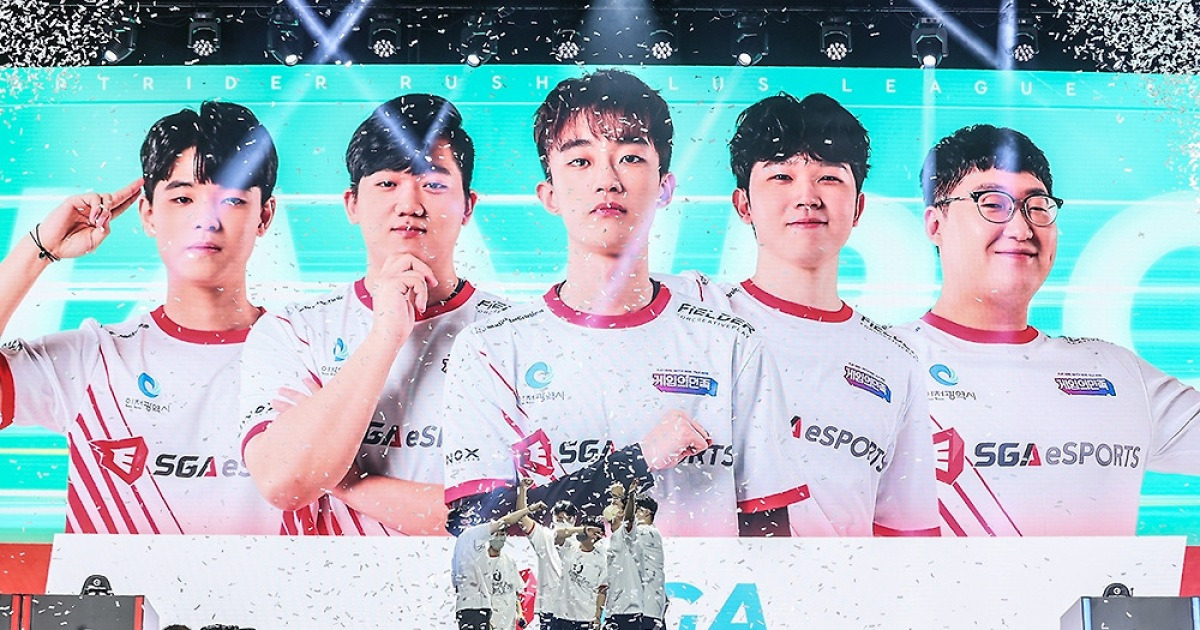 [포토] KRPL 시즌2 챔피언 등극한 SGA 인천
