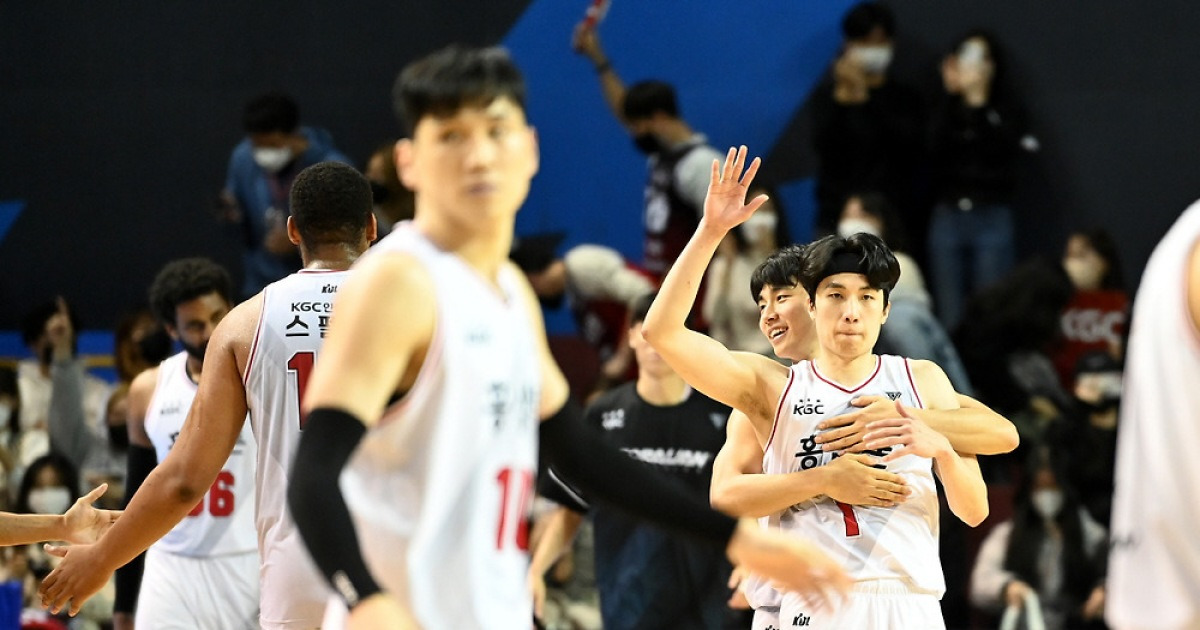 [포토] 안양 KGC, 서울 삼성에 77대73 승리