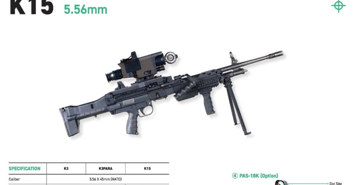 SNT모티브, K3 대체 K15 기관총 공급계약 체결…728억원 규모