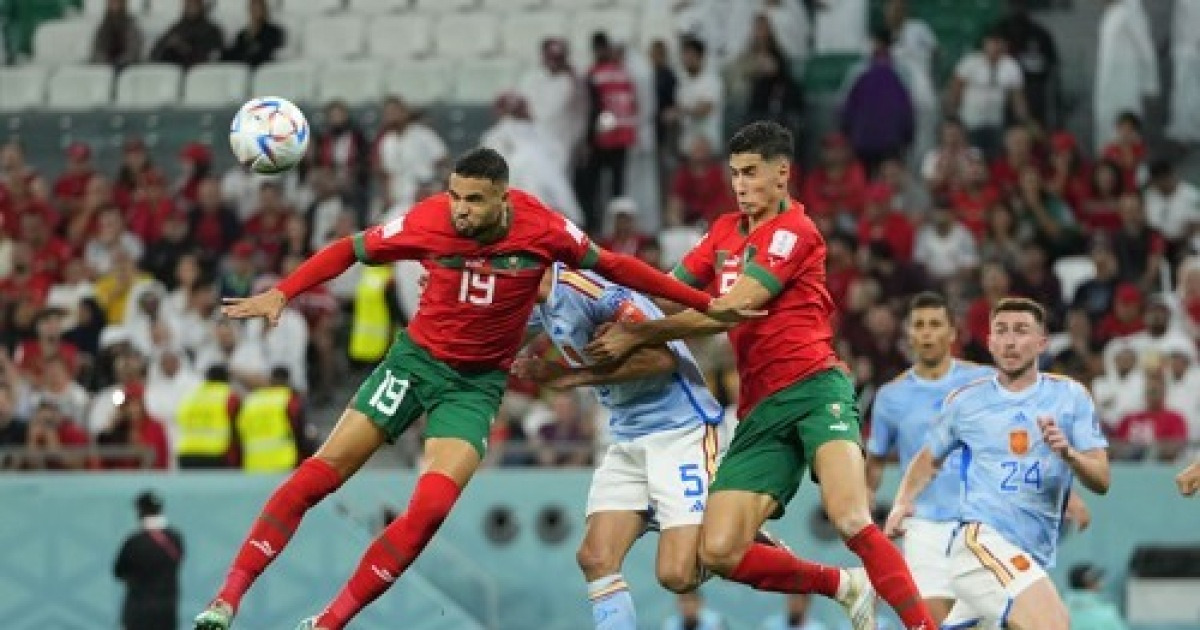 WCup Morocco Spain Soccer