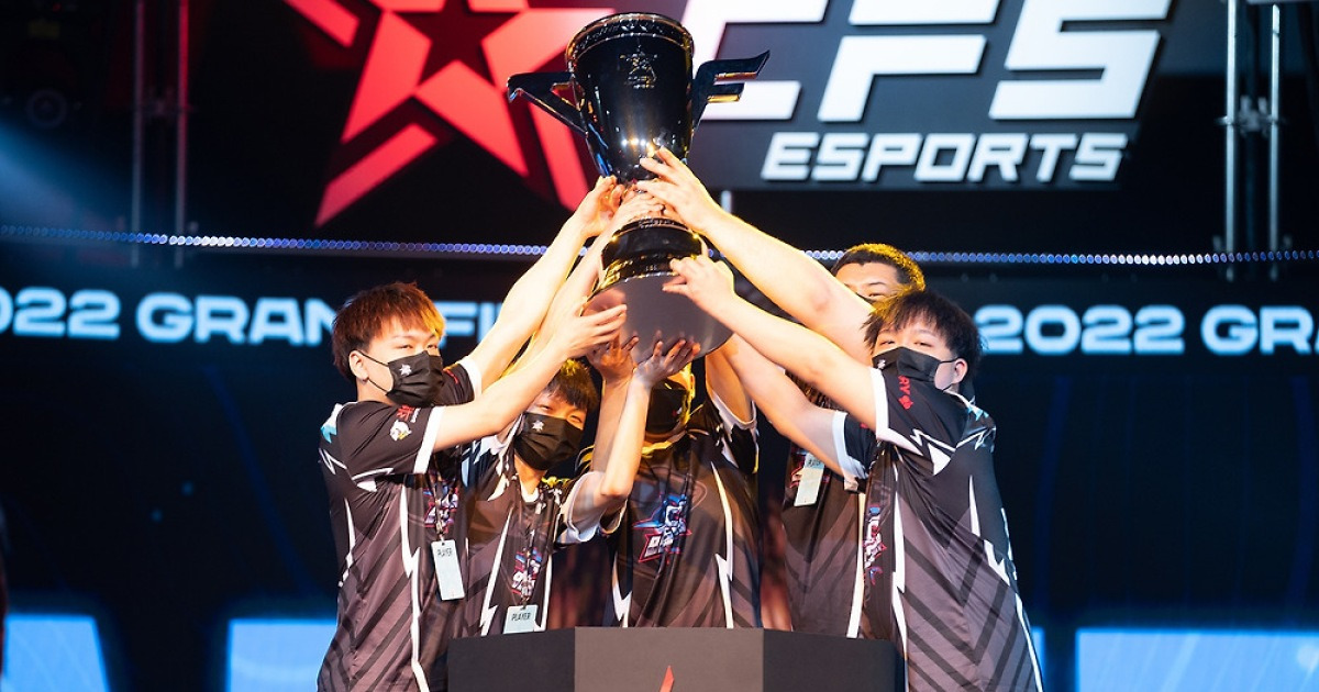 [포토] 바이샤 게이밍, 'CFS 2022 챔피언'