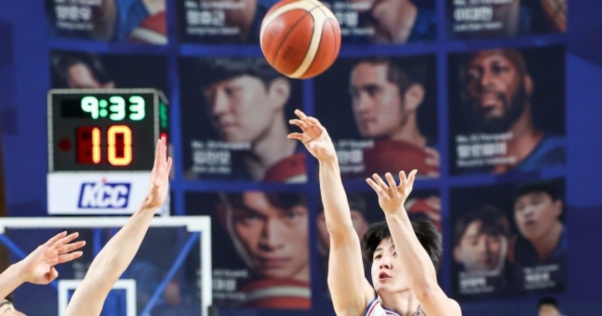 '우동현 4Q 대폭발' 한국가스공사, 선두 KGC 잡고 '홈 5연승' 질주