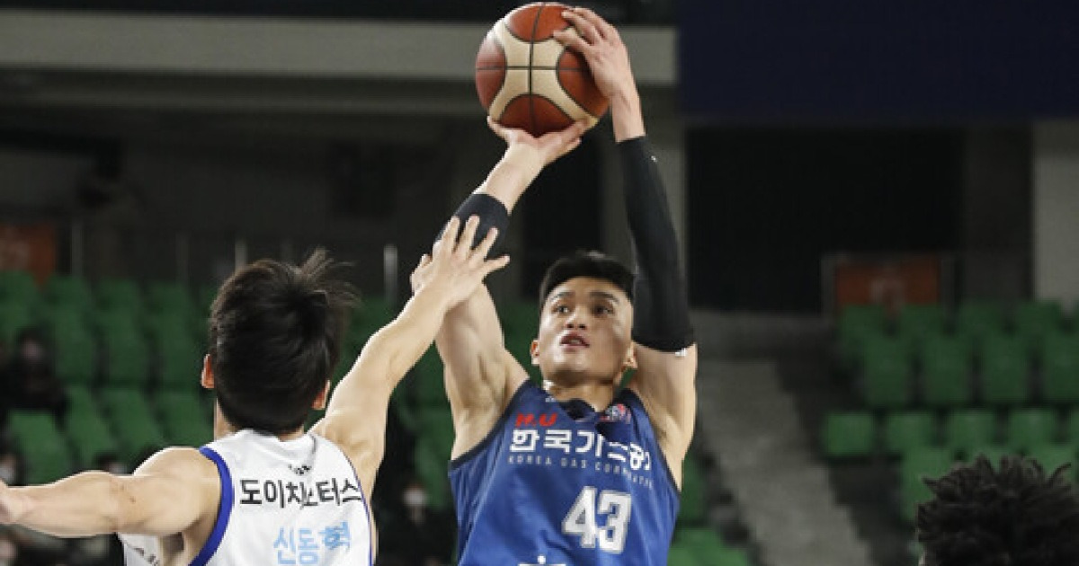 [BK 리뷰] ‘이대성 3Q 15점’ 한국가스공사, 삼성 제압 … SK와 공동 5위