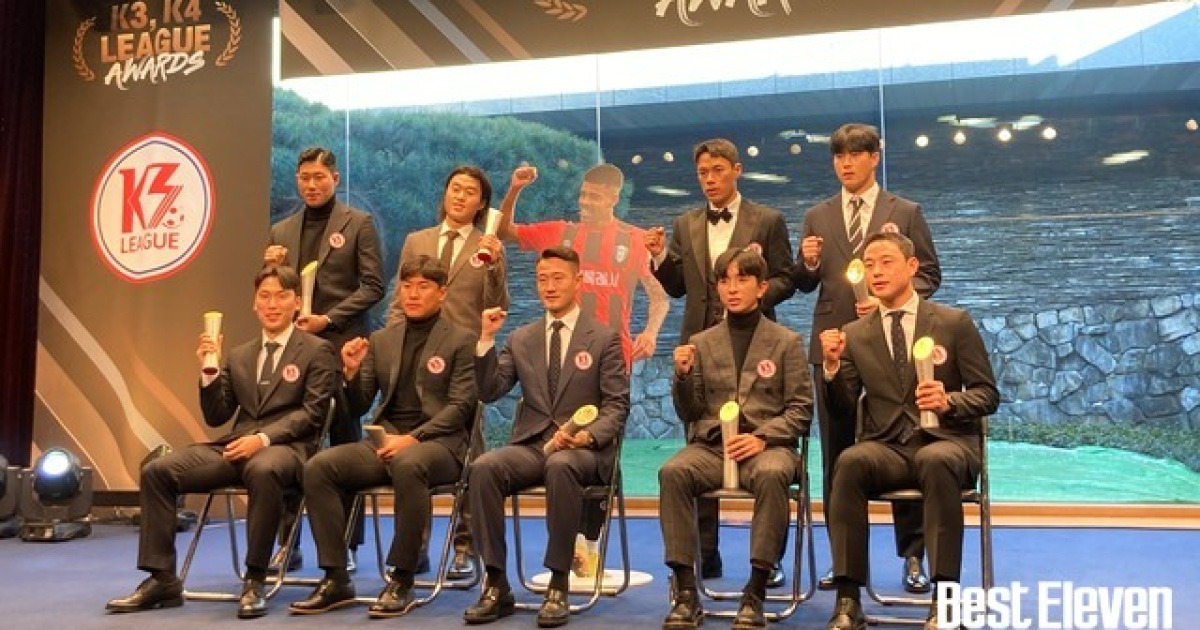 [b11 현장] 창원시청 루안, K3리그 MVP 등극…'27득점 합작' 이강욱과 베스트 11 나란히