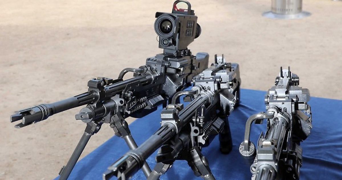 SNT모티브, K15기관총 첫 출하식