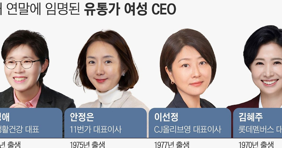 LG·SK·CJ 이어 롯데까지…유통家 여성 CEO 전성시대