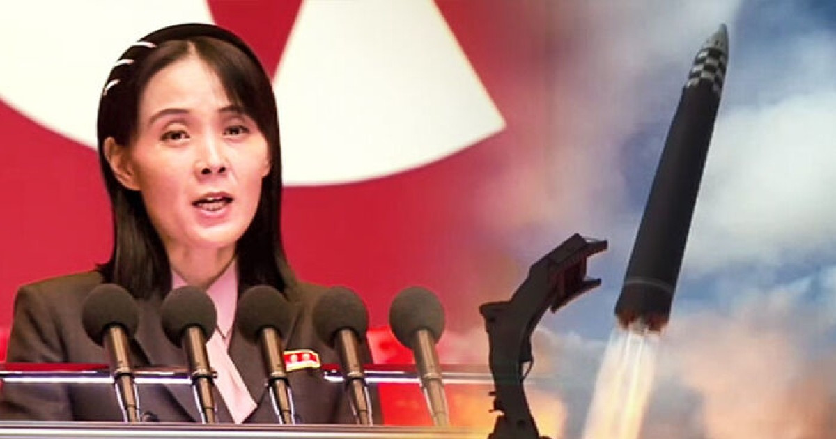 발끈한 김여정…"ICBM 정상각 발사 곧 보면 알게 될 일"