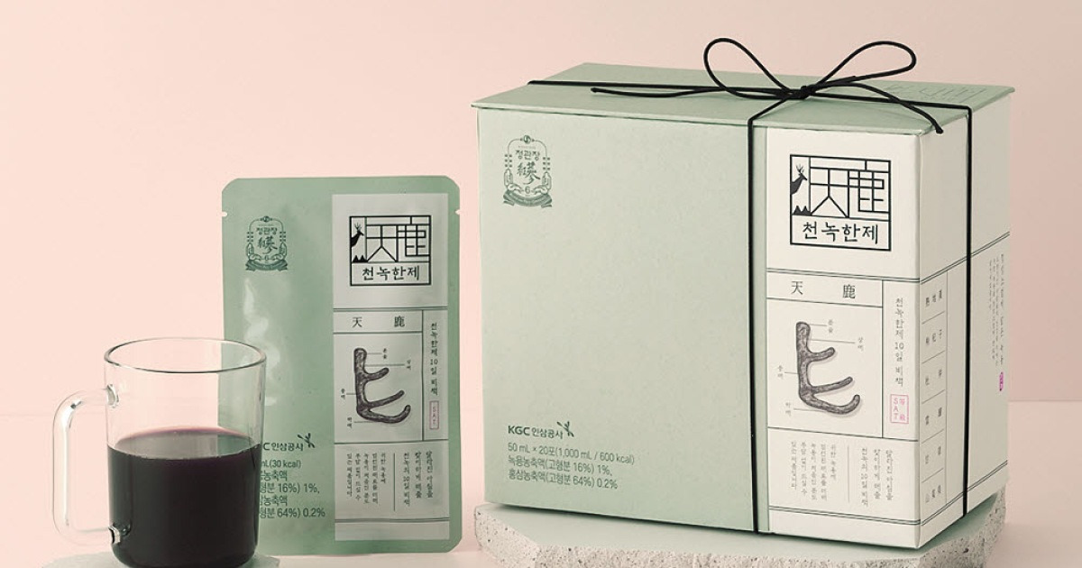KGC인삼공사, 녹용솔루션 '정관장 천녹한제' 출시