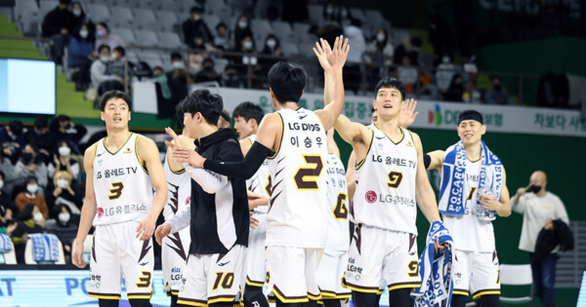 혈전 끝 승자는 LG!, '5연승'+선두 KGC와 '1G차'[안양에서]