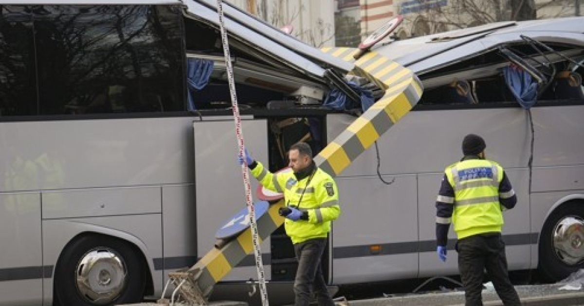 Romania Greece Bus Crash