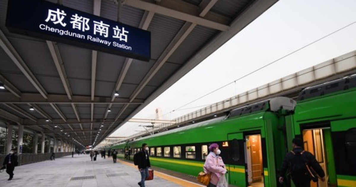 CHINA CHENGDU KUNMING RAILWAY OPENING