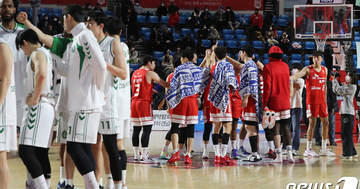 SK, DB 꺾고 3연승