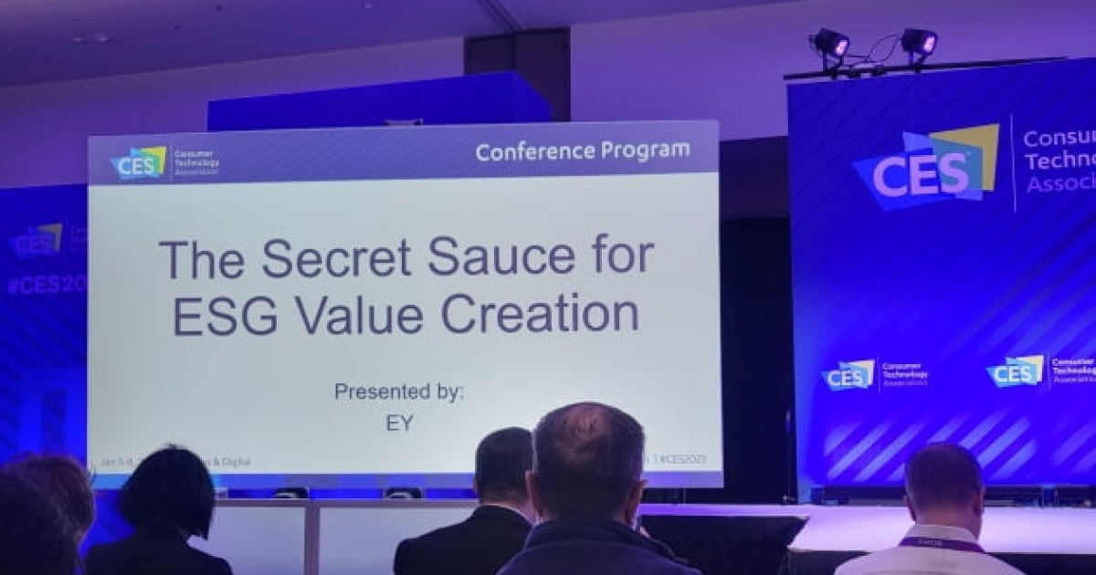 EY가 CES 기업들에게 전해준 ESG 경영 핵심 팁은? [CES 2023]