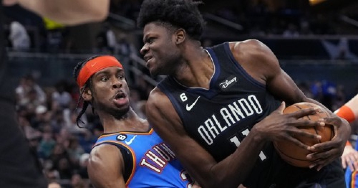 APTOPIX Thunder Magic Basketball