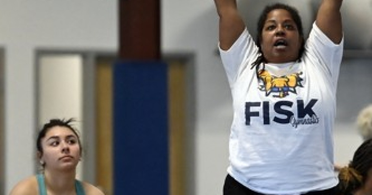 Fisk Arrives Gymnastics