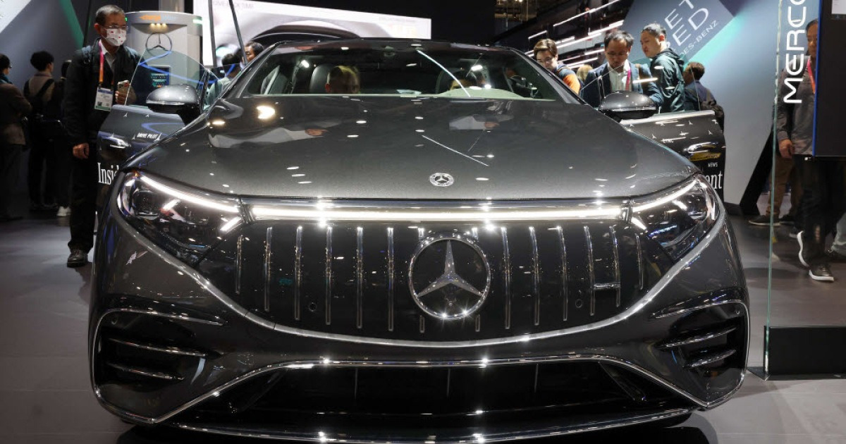 [CES2023 포토]메르세데스 벤츠 'EQS'