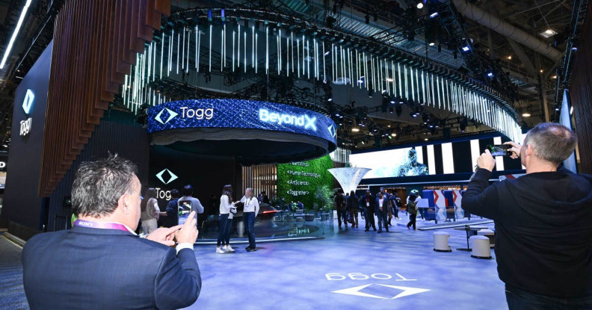 [CES2023 포토]튀르키예 완성차 업체 'Togg' CES 참가