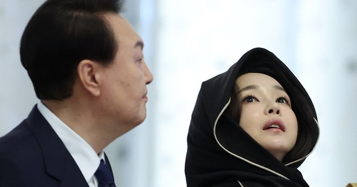 샤일라 착용한 김건희 여사