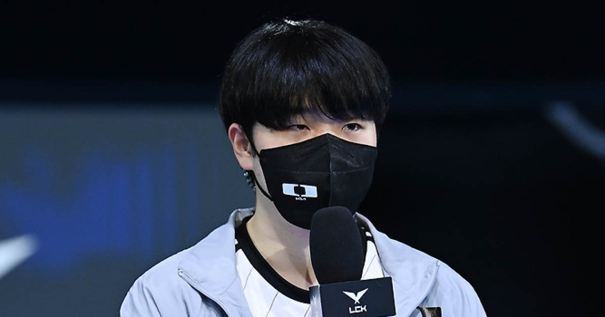 2세트 POG에 선정된 '캐니언' 김건부[포토]