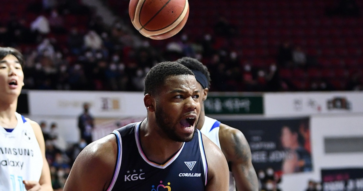 KGC, 25점차 분풀이 승··· 삼성 11연패 수렁