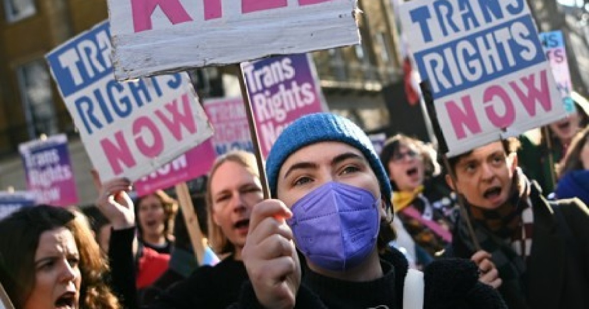 BRITAIN TRANS RIGHTS PROTEST