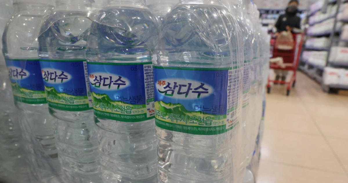 Jeju Samdasoo's mineral water set for first price increase in five years