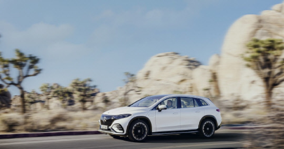 1회 충전만으로 459㎞ 주행… 벤츠 `더 뉴 EQS SUV` 출시