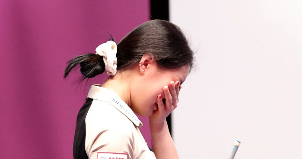 "드디어 결승에 가는구나…" 눈물 쏟아낸 김보미, LPBA 4강 트라우마 극복