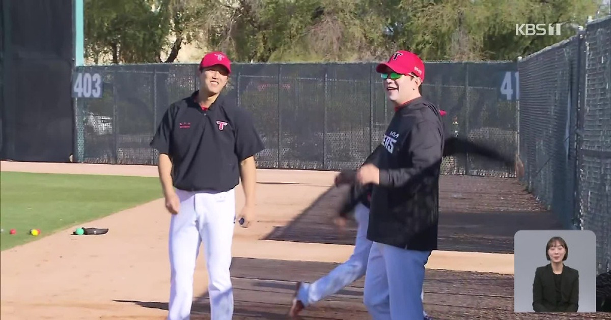 ‘14살 차’ 이의리-양현종 “WBC 세대교체, 우리가 모델”