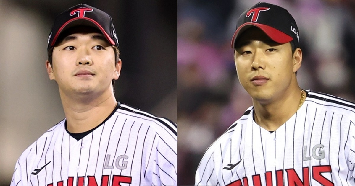 최고 연봉에 MLB 야심까지… LG 듀오의 3월, 감독은 “도전해, 위를 보고 가라”