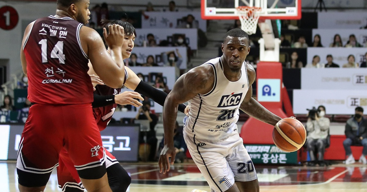 KCC 라건아, 드리블 돌파