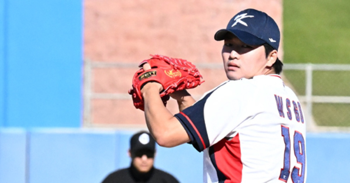 [MD포토] 고우석 '151km 강속구 들어간다'