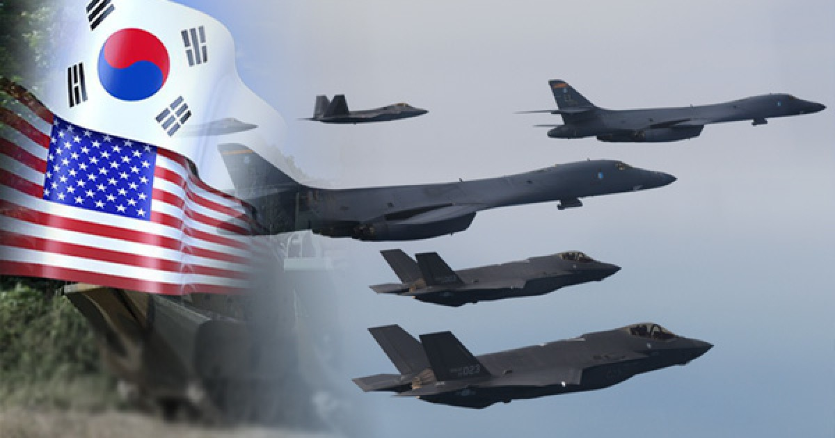 美 B-1B 전략폭격기 등 한미연합훈련‥北 ICBM 맞대응