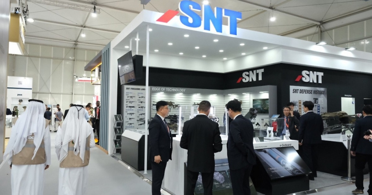 SNT모티브·SNT중공업, 'UAE IDEX 2023' 참가 중동 방산시장 공략