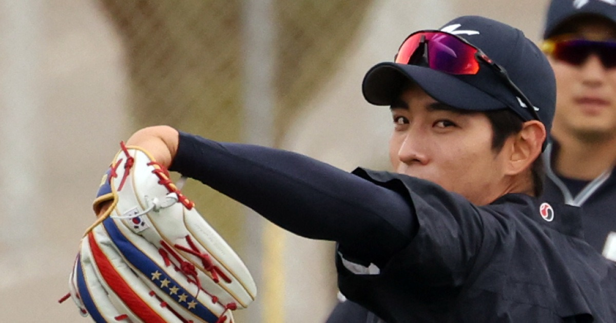 [뉴스1 PICK]WBC 대한민국 야구 대표팀 '태극기와 함께