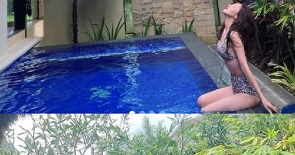 ‘소식좌’ 산다라박, 39kg 맞아? 비키니 몸매 공개 [똑똑SNS]